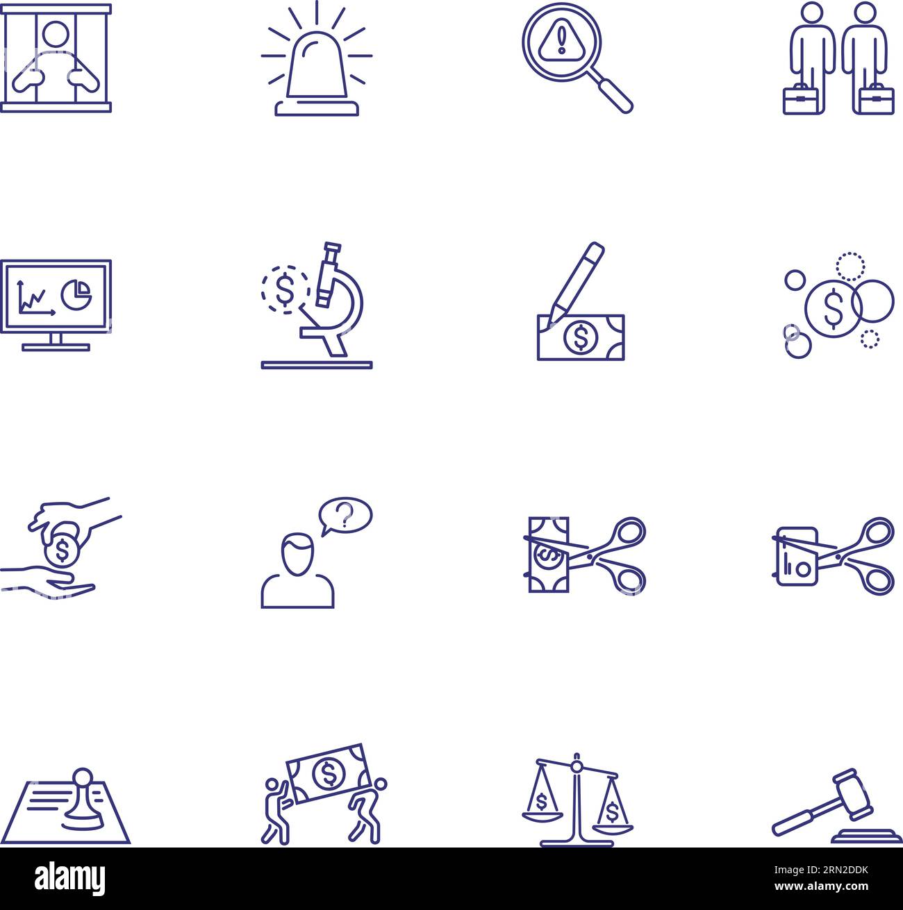 Cutting your losses Stock Vector Images - Alamy