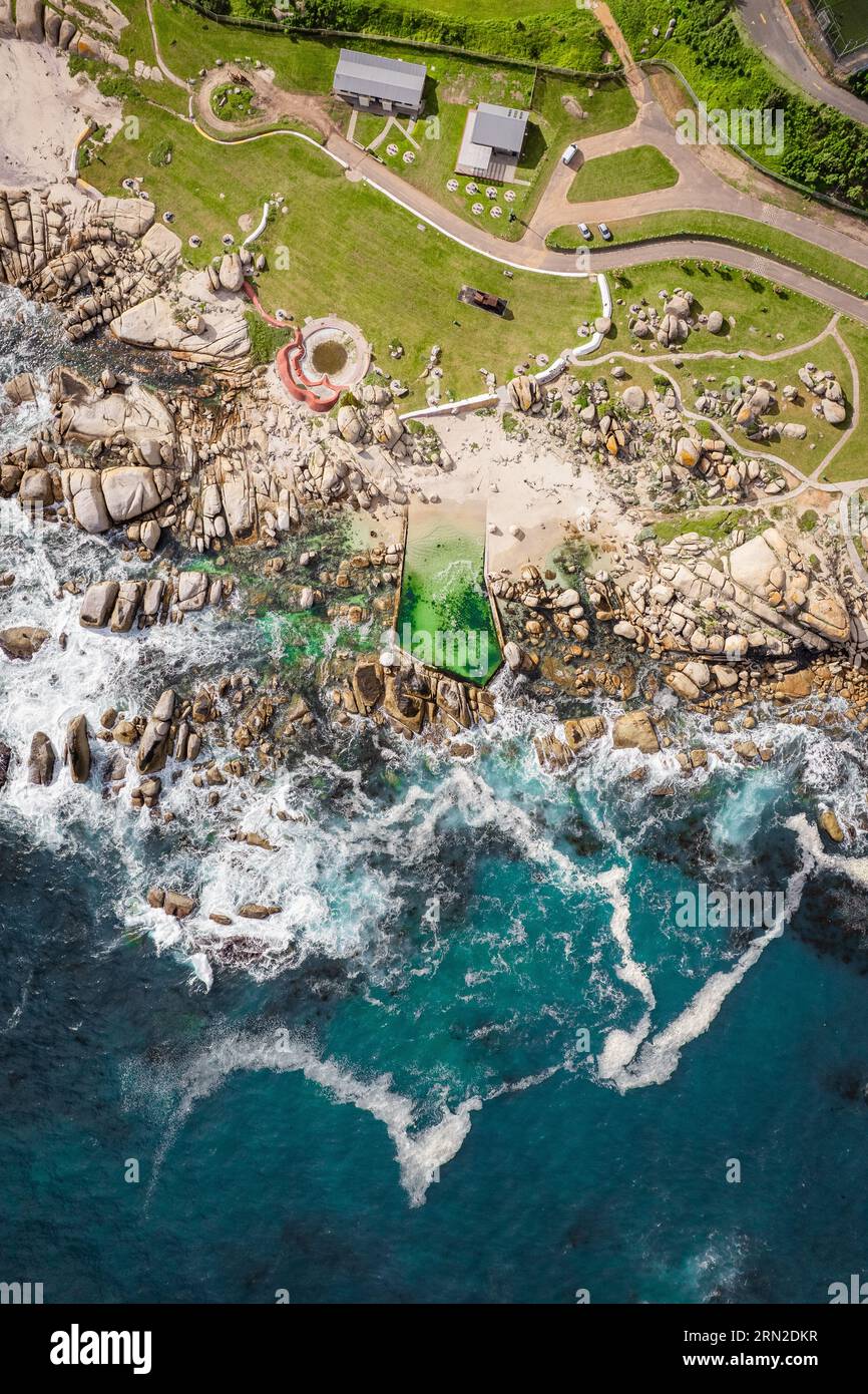 Aerial View of Maiden's Cove Tidal Pool in Clifton, Cape Town, South ...