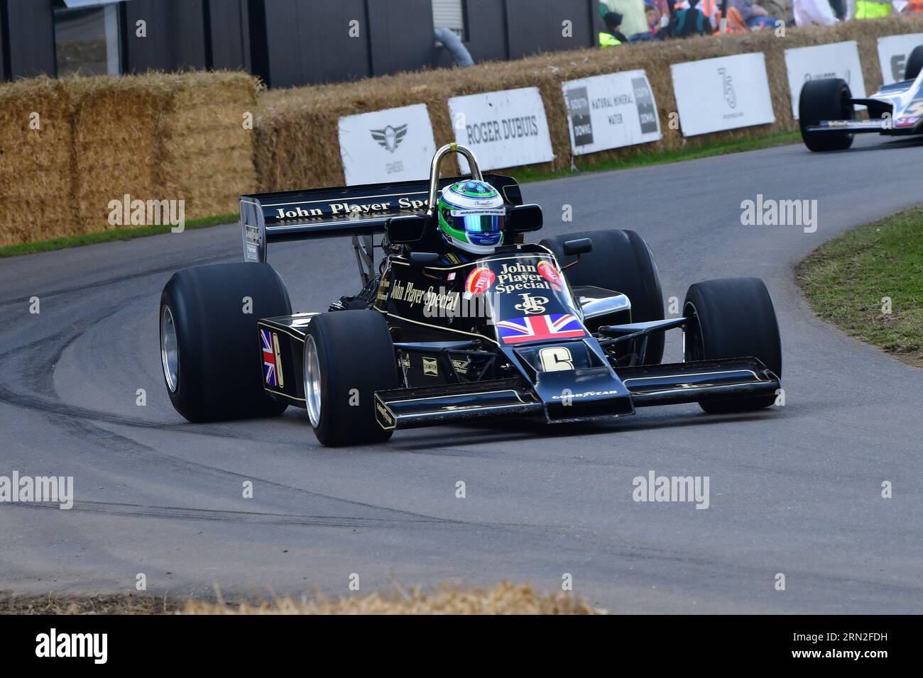 Nick Padmore, Lotus-Cosworth 77, JPS Livery, 75 Years of Lotus ...