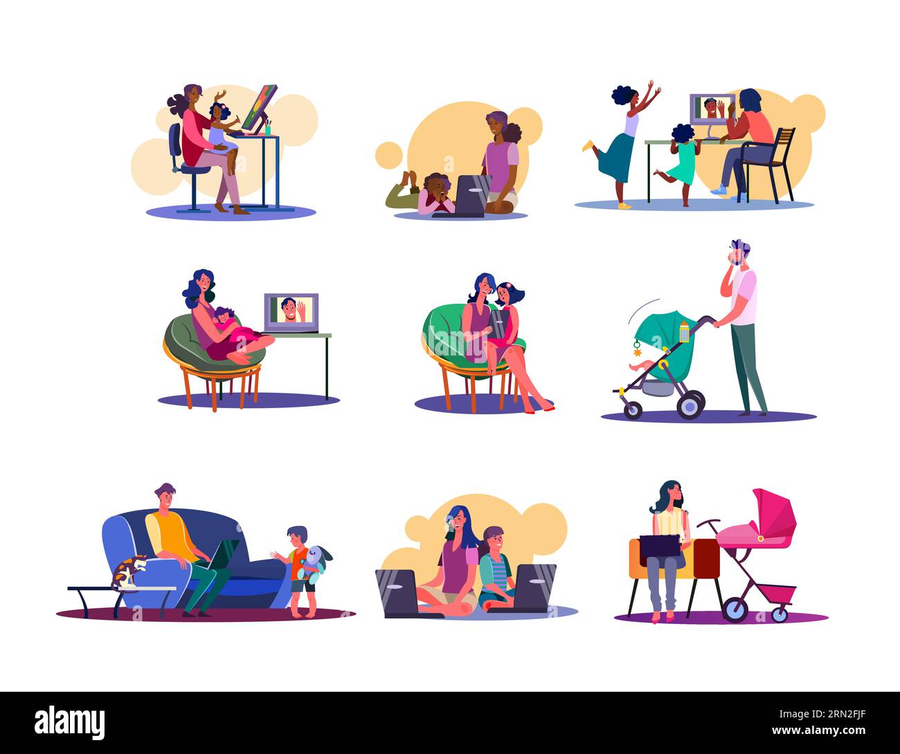 Children using digital devices Stock Vector Images - Alamy Children using digital devices Stock Vector Images - Alamy