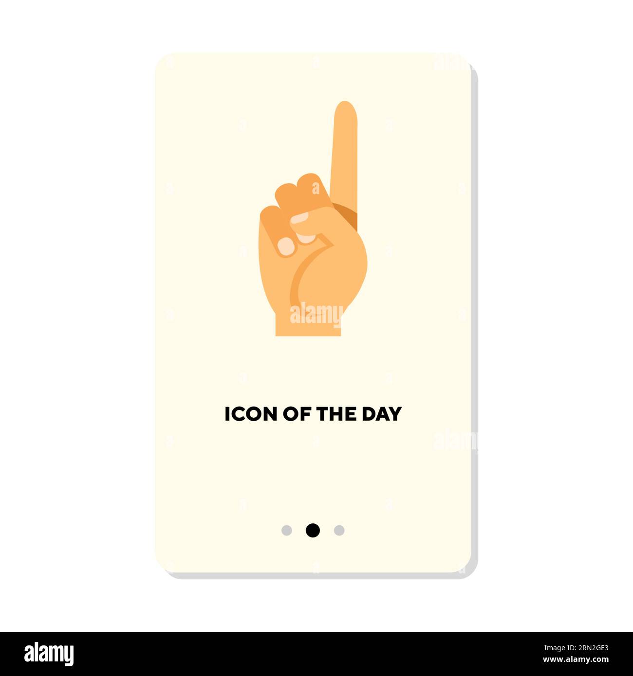 Forefinger touching Stock Vector Images - Alamy