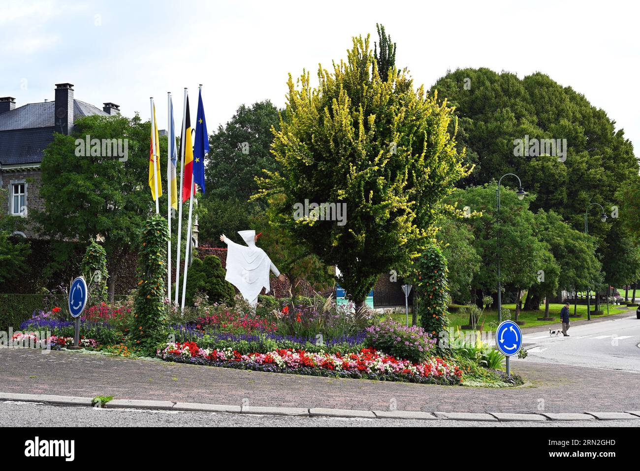 Entrance to the town of stavelot Stock Photo - Alamy