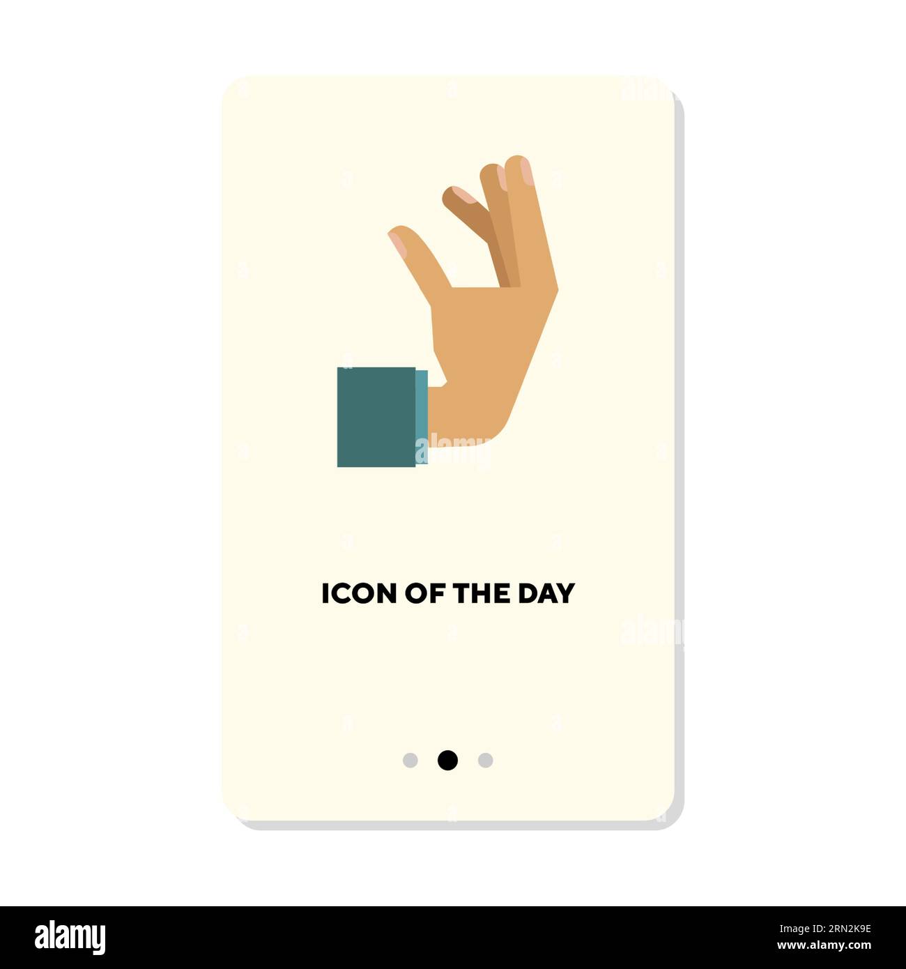Small size hand gesture Stock Vector Images - Alamy