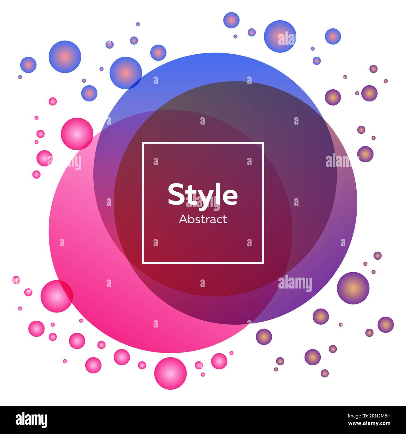 Pink, violet, blue abstract circles Stock Vector Image & Art - Alamy