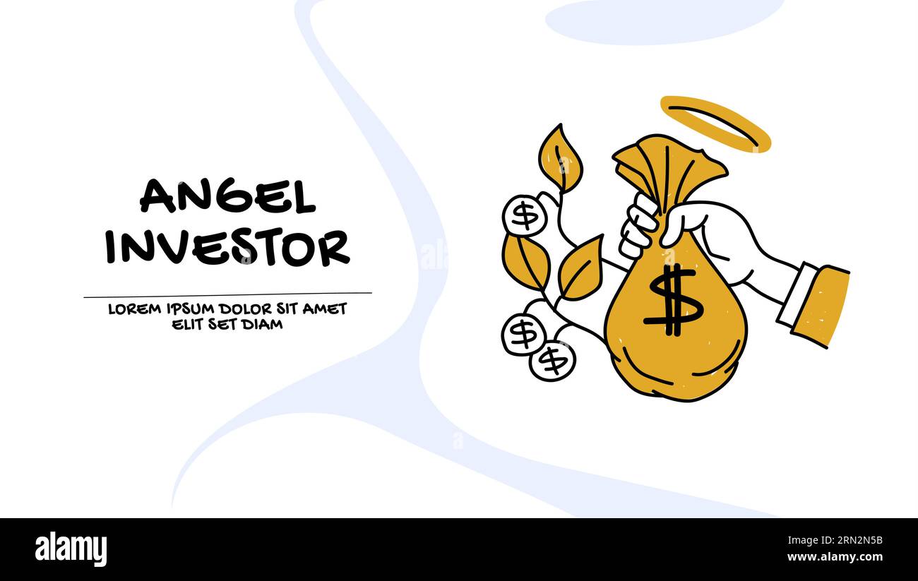 Angel company Stock Vector Images - Alamy