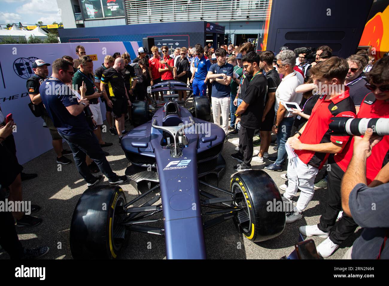Monza, Italy. 31st Aug, 2023. The 2024 F2 car is unveiled. 31.08.2023 ...