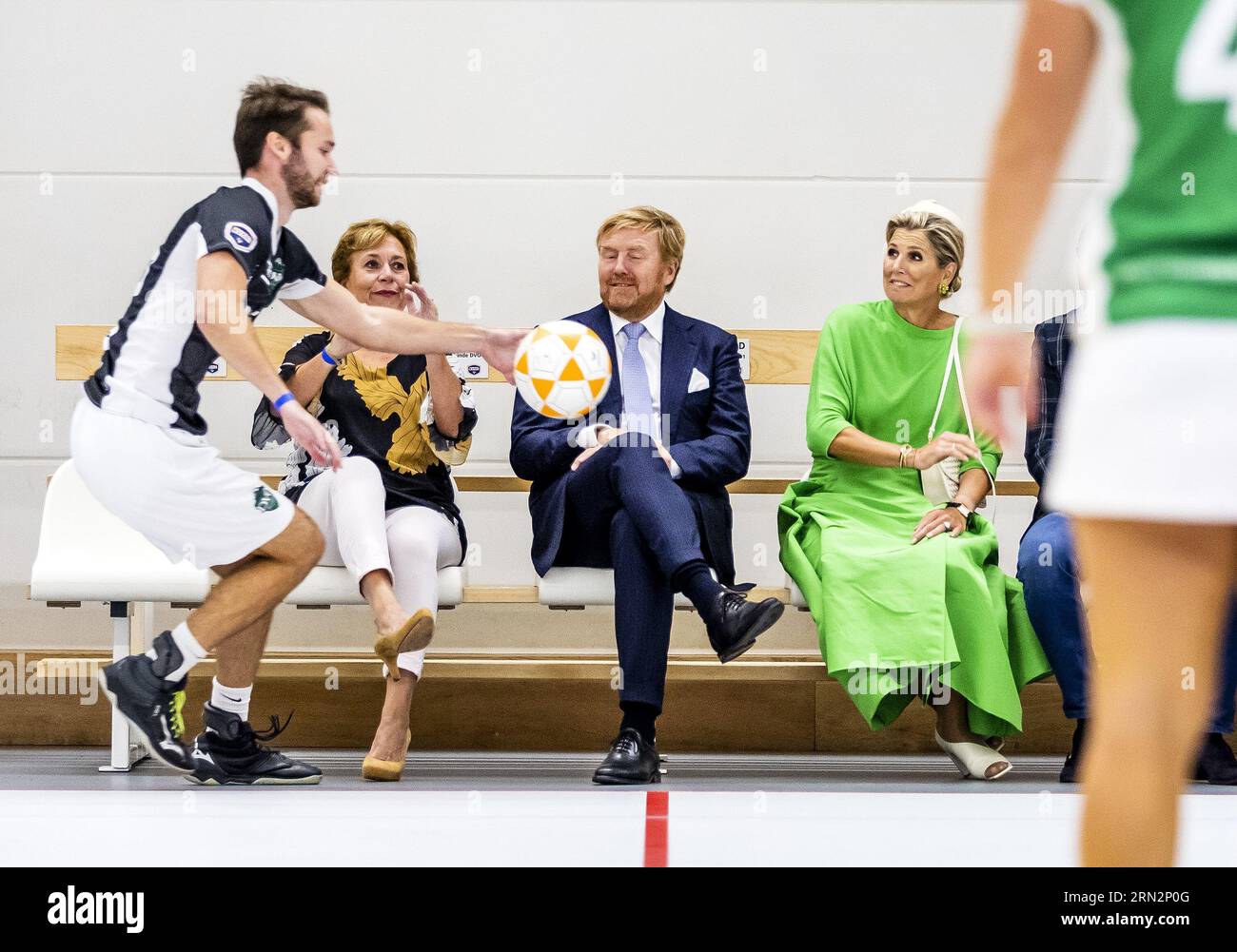 WAGENINGEN - 31/08/2023. King Willem-Alexander and Queen Maxima visit ...