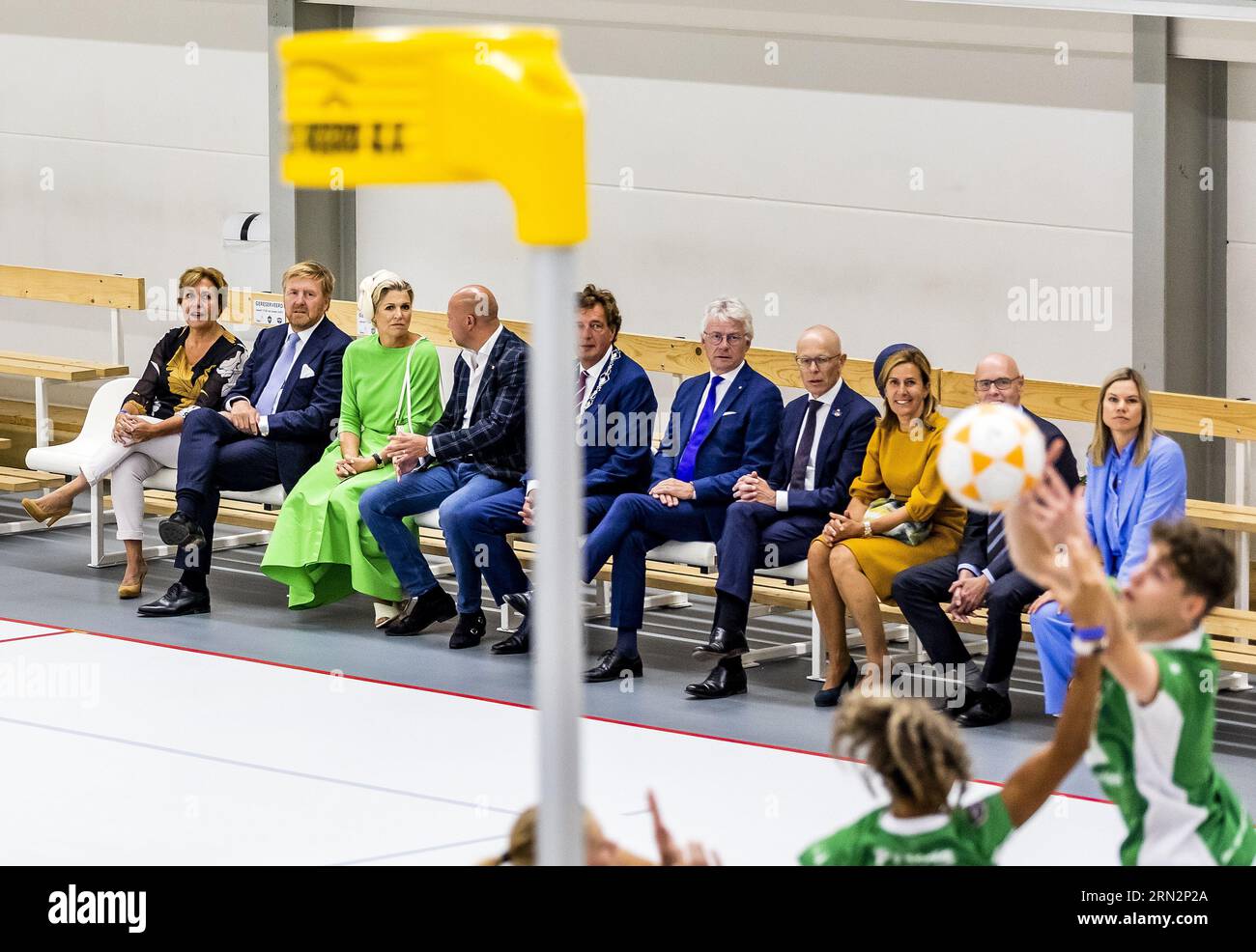 WAGENINGEN - 31/08/2023. King Willem-Alexander and Queen Maxima visit ...