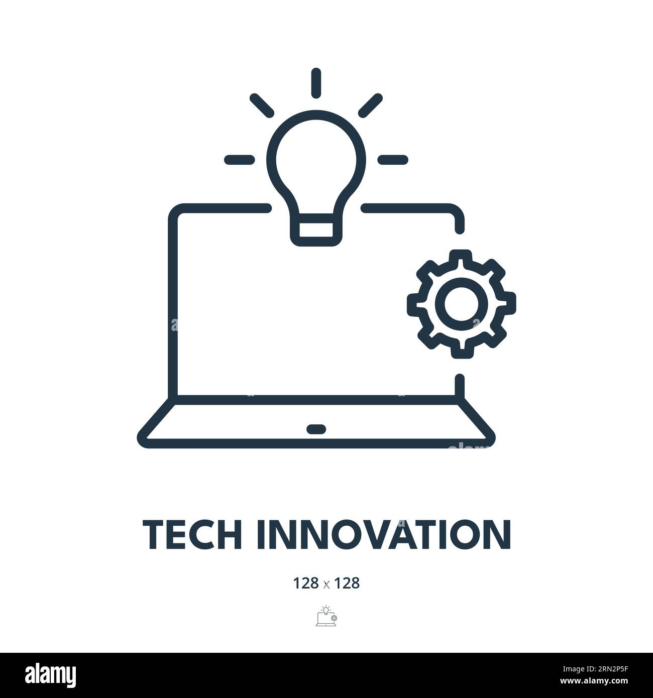 Tech Innovation Icon. Technology, Digital, Network. Editable Stroke ... Tech Innovation Icon. Technology, Digital, Network. Editable Stroke ...
