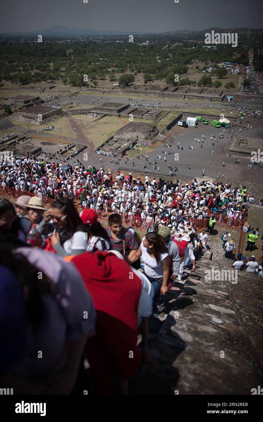 Pyramid of the sun and spring equinox hi-res stock photography and ...
