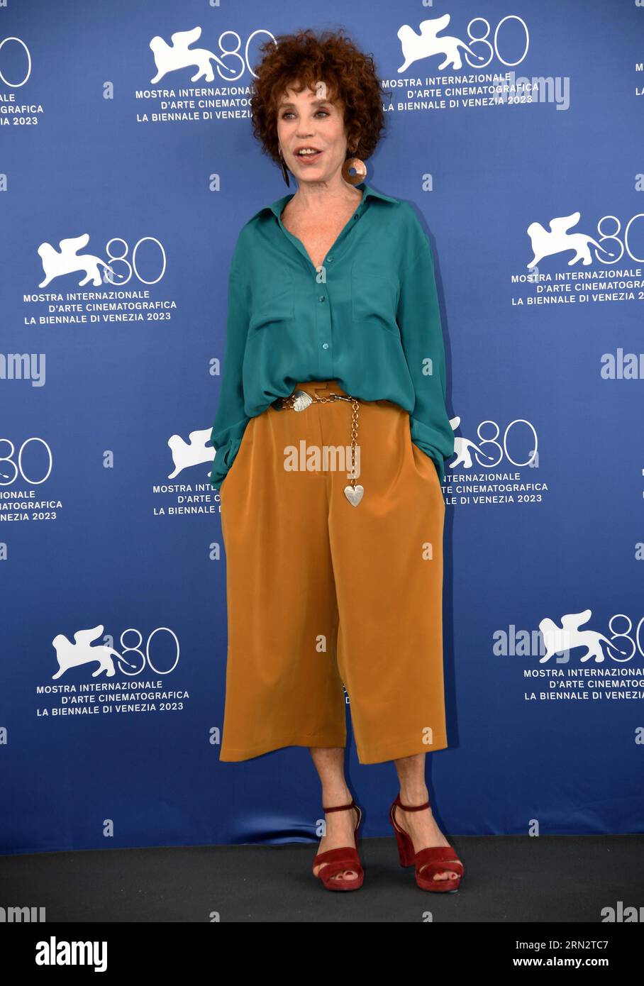 VENICE: August 31, 2023, Italian actor Daniela Piperno, poses at a ...