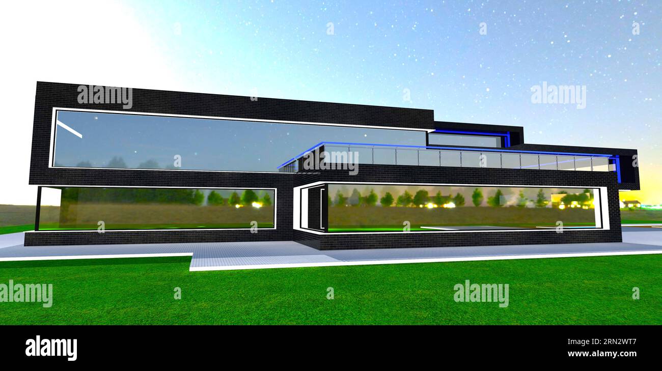 Light behind window night house hi-res stock photography and images - Alamy