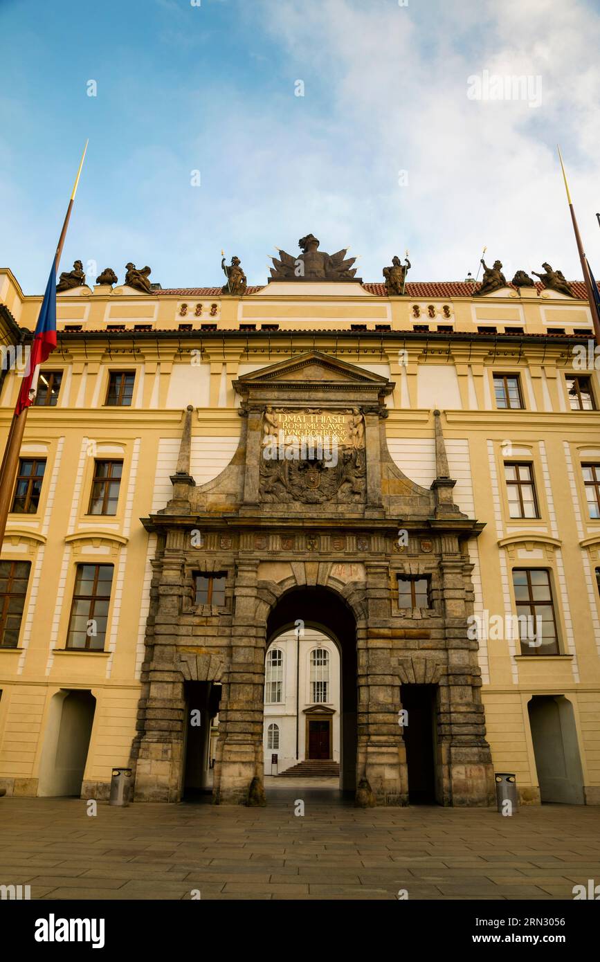 Monumental Matthias Gate between the first and second courtyard at ...