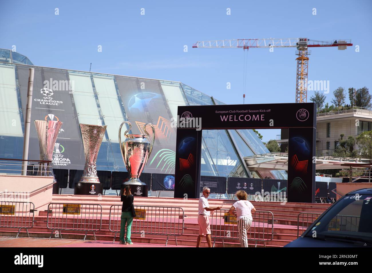 Champions league draw monaco hi-res stock photography and images - Alamy