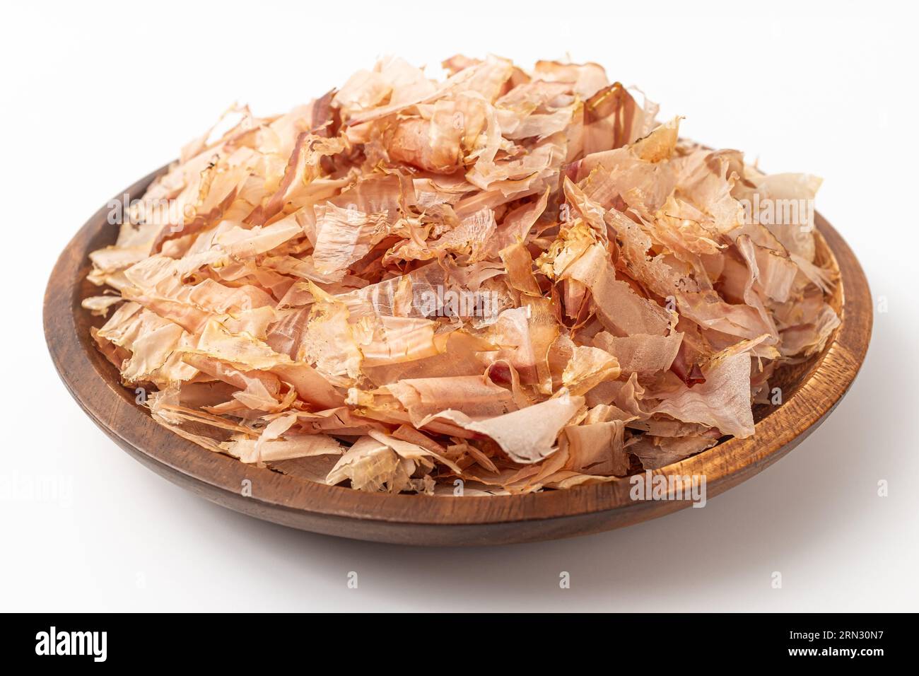 Bonito Flakes on white background Stock Photo - Alamy