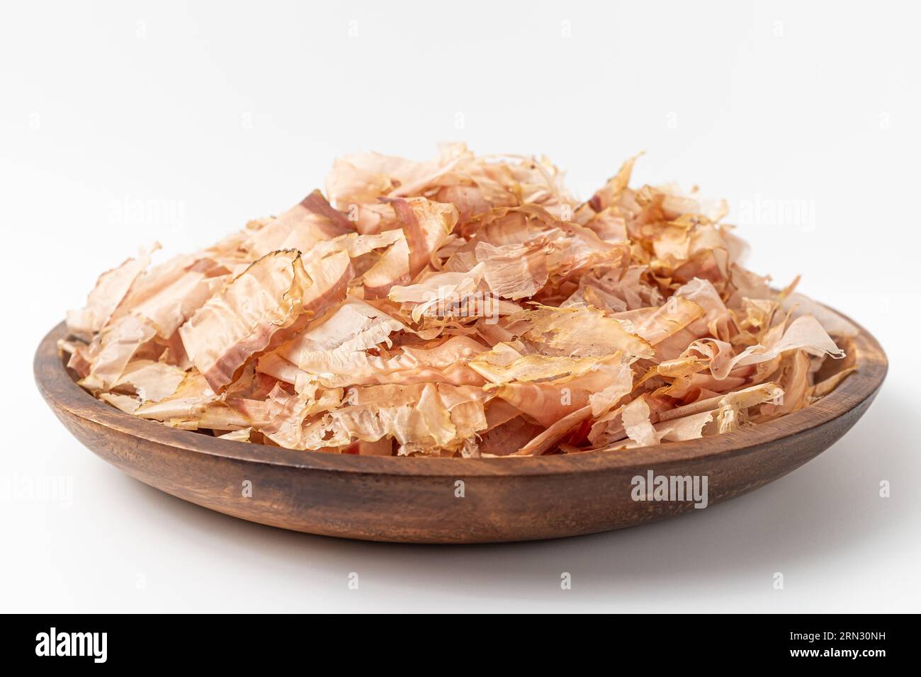Bonito Flakes on white background Stock Photo - Alamy