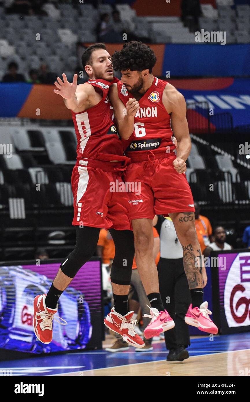 Jakarta, Indonesia. 31st Aug, 2023. Karim Zeinoun (L) and Jad Khalil of ...