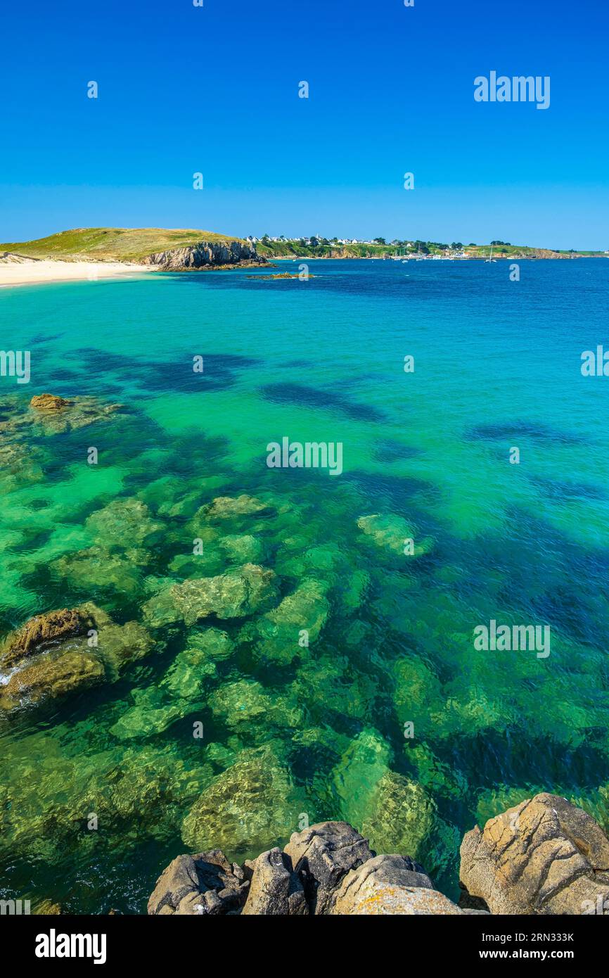 France, Morbihan, Houat island, Tal er Han beach Stock Photo - Alamy