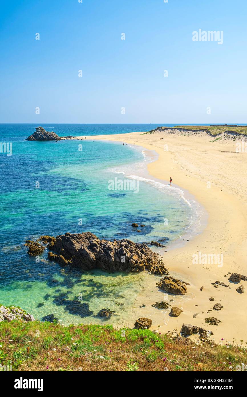 France, Morbihan, Houat island, Tal er Han beach Stock Photo - Alamy