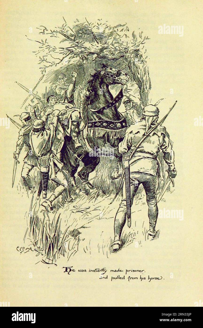 Illustration by Charles Edmund Brock (1870-1938) for Ivanhoe by Sir ...
