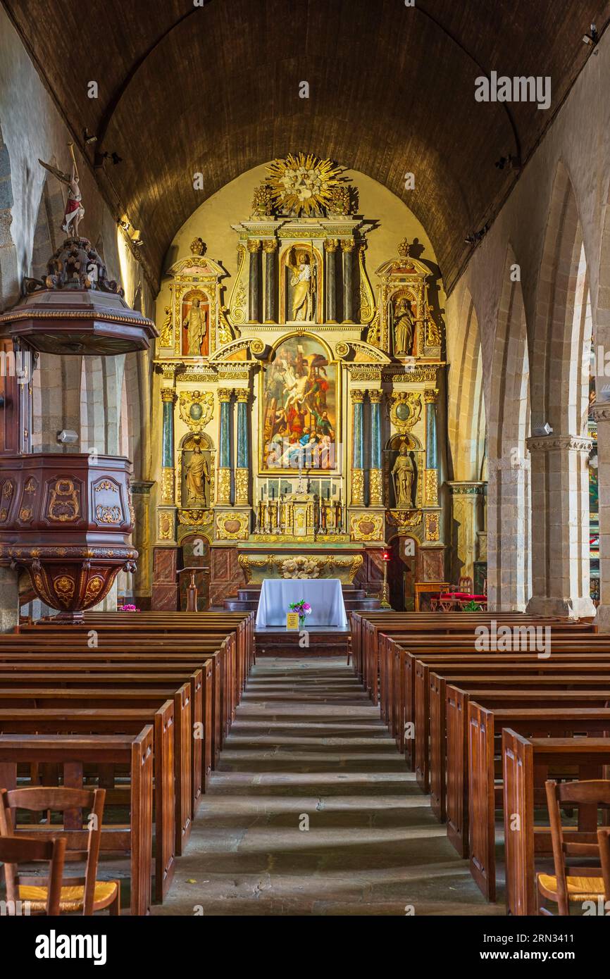 France, Cotes d'Armor, Lamballe-Armor, Saint-Jean de Lamballe church ...