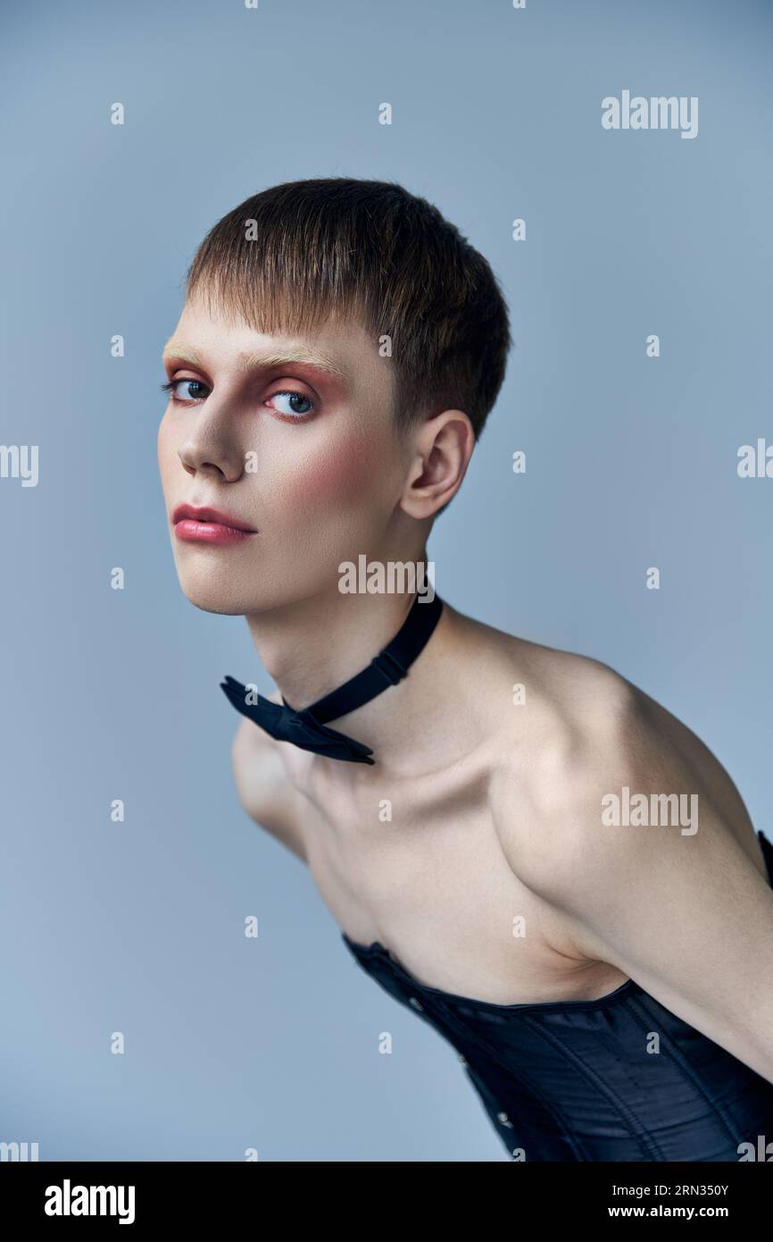 Androgynous male model hi-res stock photography and images - Alamy