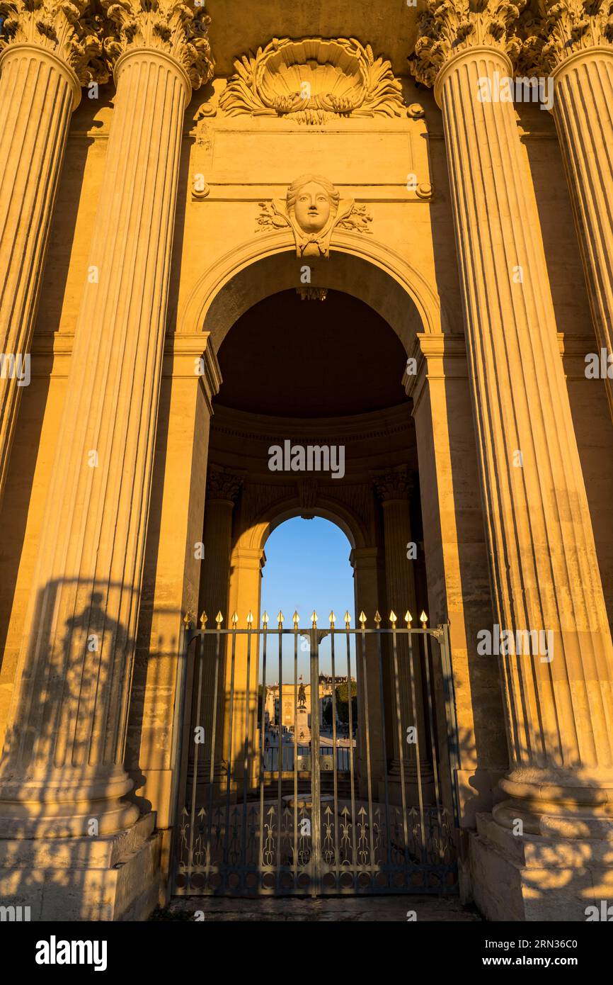 France, Herault, Montpellier, historic center called the Ecusson, place ...