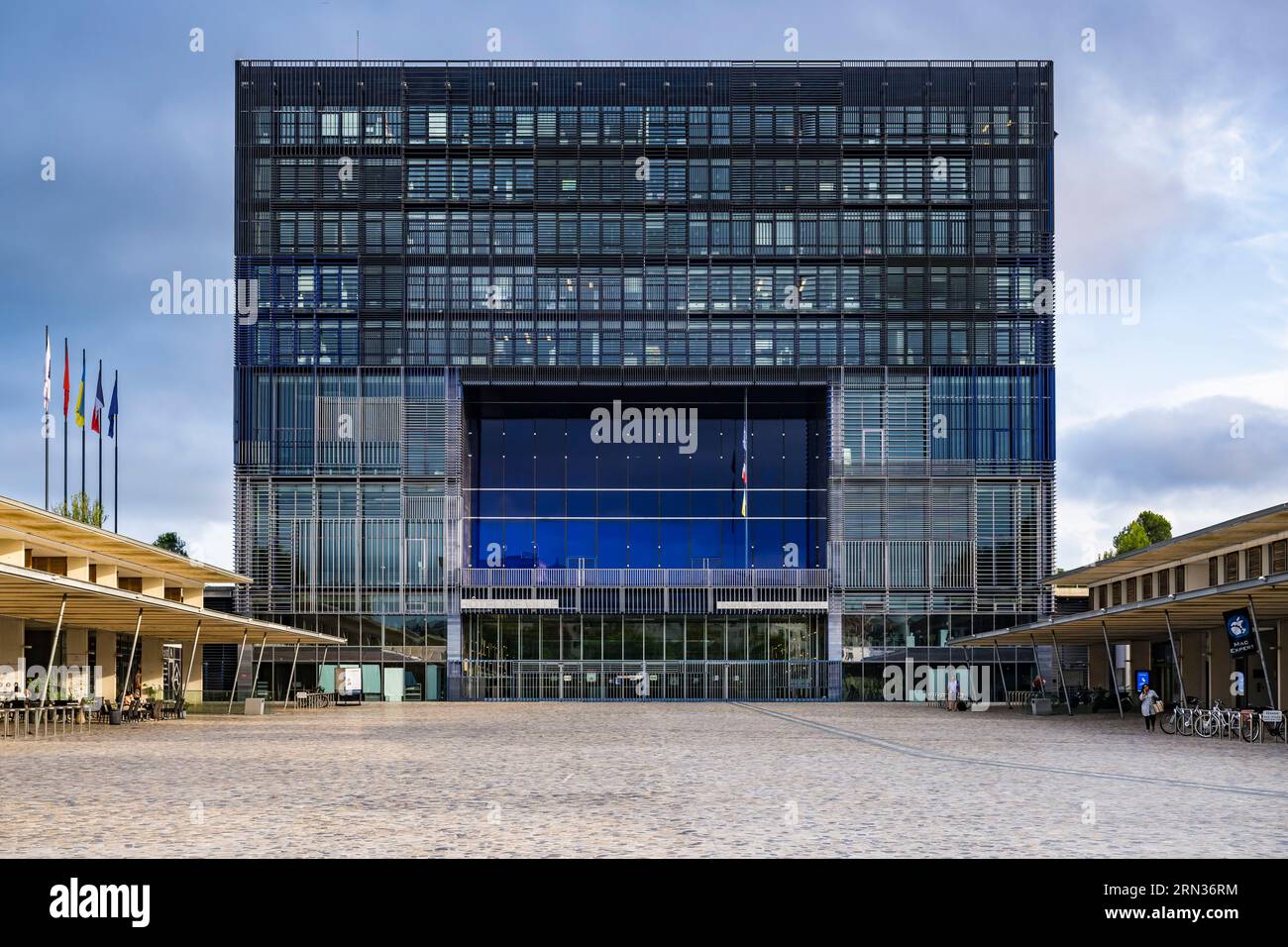 France, Herault, Montpellier, Port Marianne district, the City Hall ...