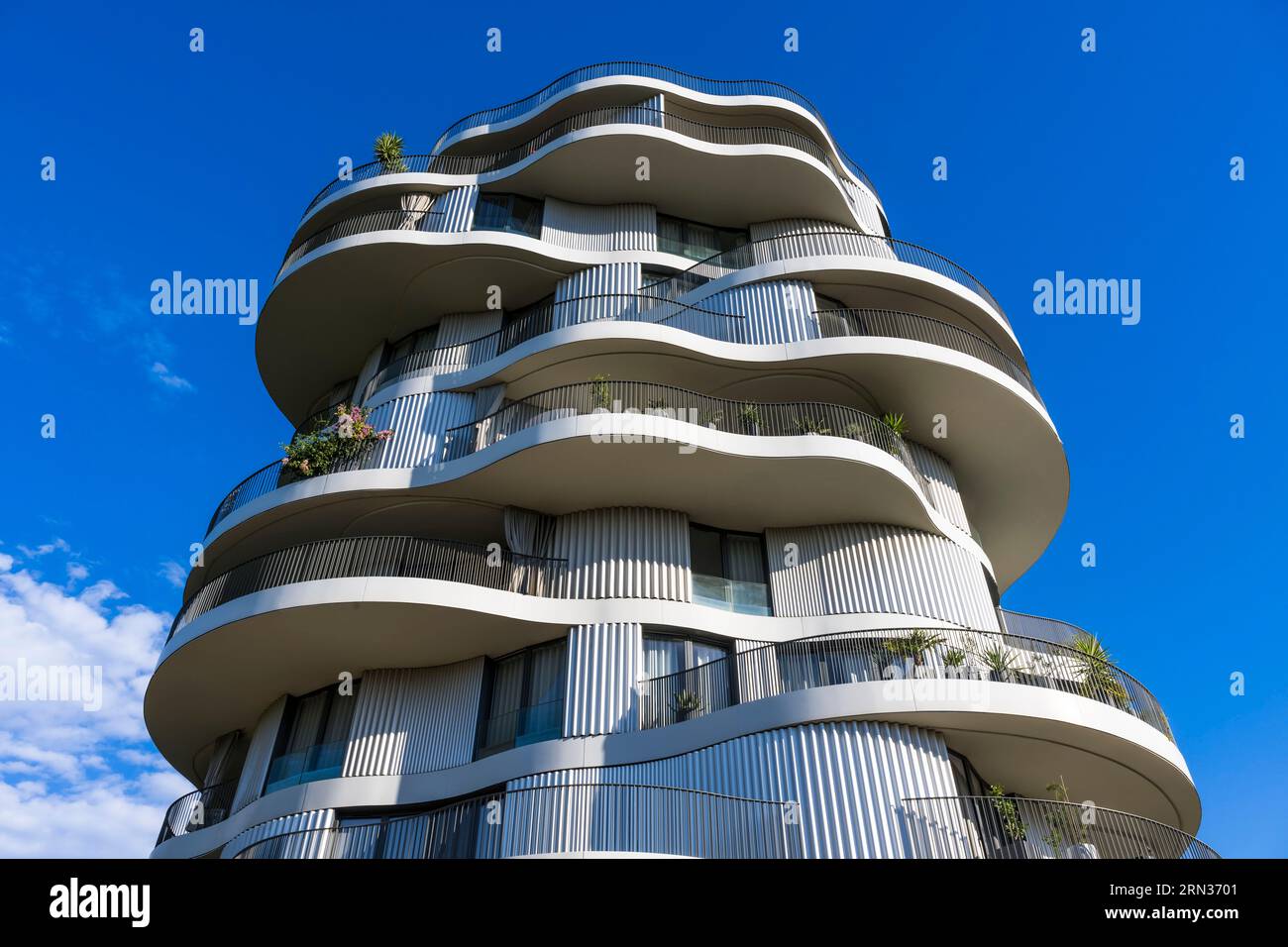 France, Herault, Montpellier, Folie Divine apartment building designed ...