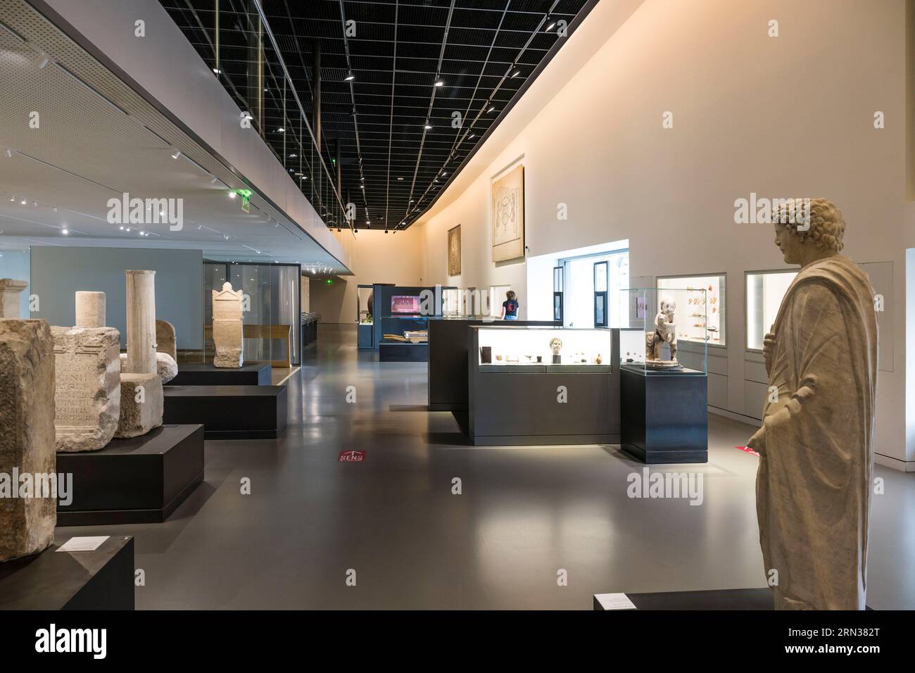 France, Gard, Nimes, Romanity museum (Musée de la Romanite) by ...