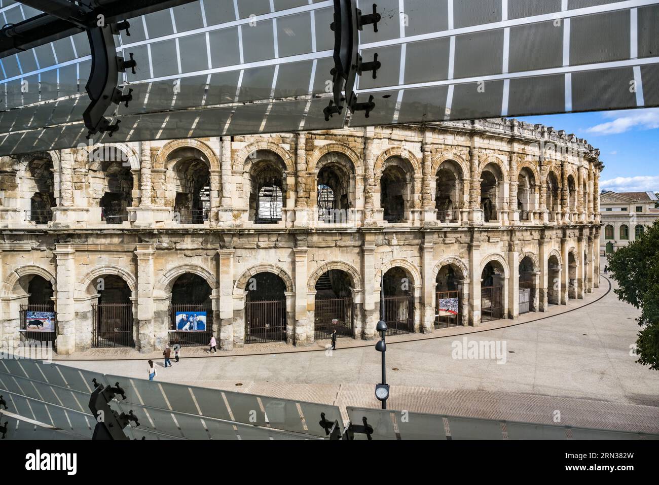 France, Gard, Nimes, Romanity museum (Musée de la Romanite) by ...