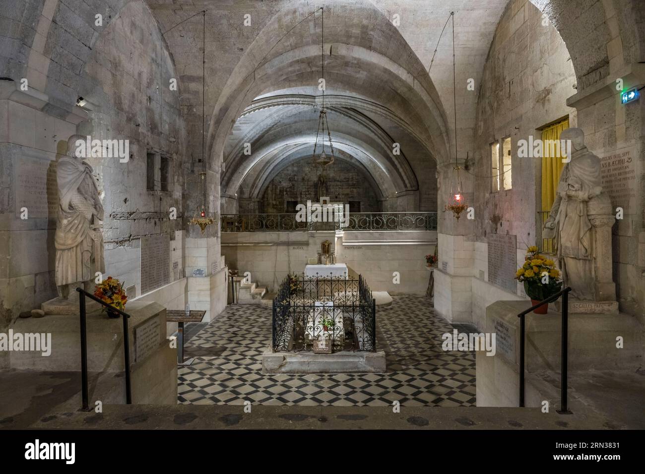 France, Gard, Saint Gilles du Gard, 12th-13th century Abbey Church of ...
