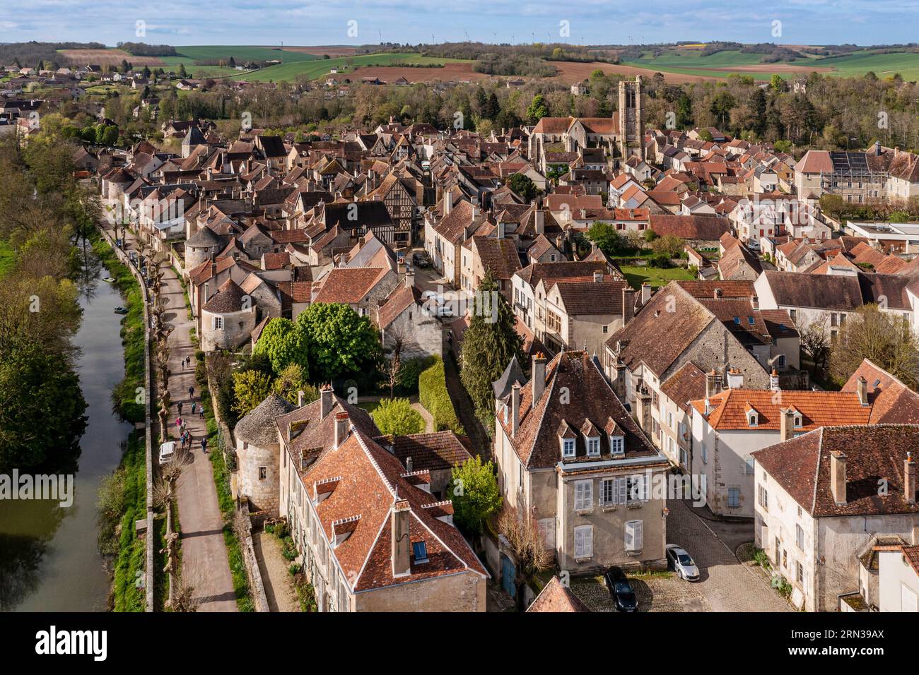 France, Yonne, Noyers sur Serein, labelled Les Plus Beaux Villages de ...