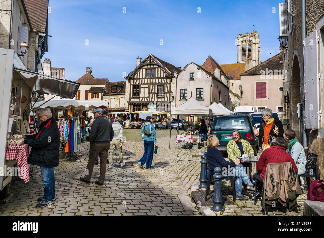 France, Yonne, Noyers sur Serein, labelled Les Plus Beaux Villages de France (The Most beautiful ...