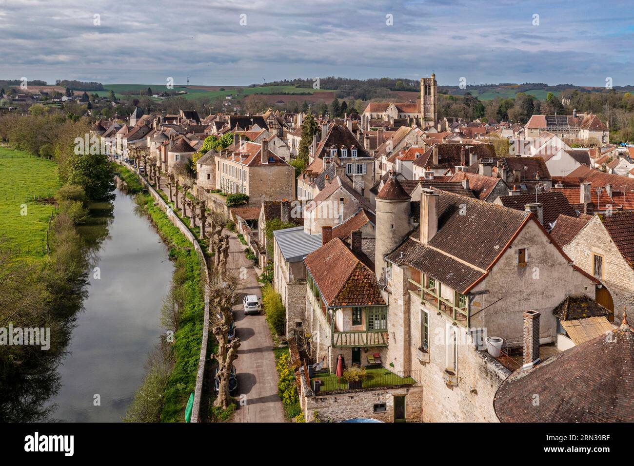 France, Yonne, Noyers sur Serein, labelled Les Plus Beaux Villages de ...
