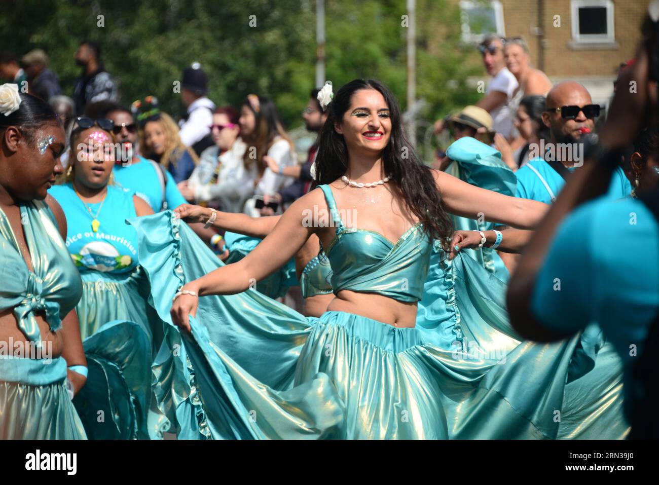 Performers at the Notting Hill Carnival , London 2023 Stock Photo - Alamy