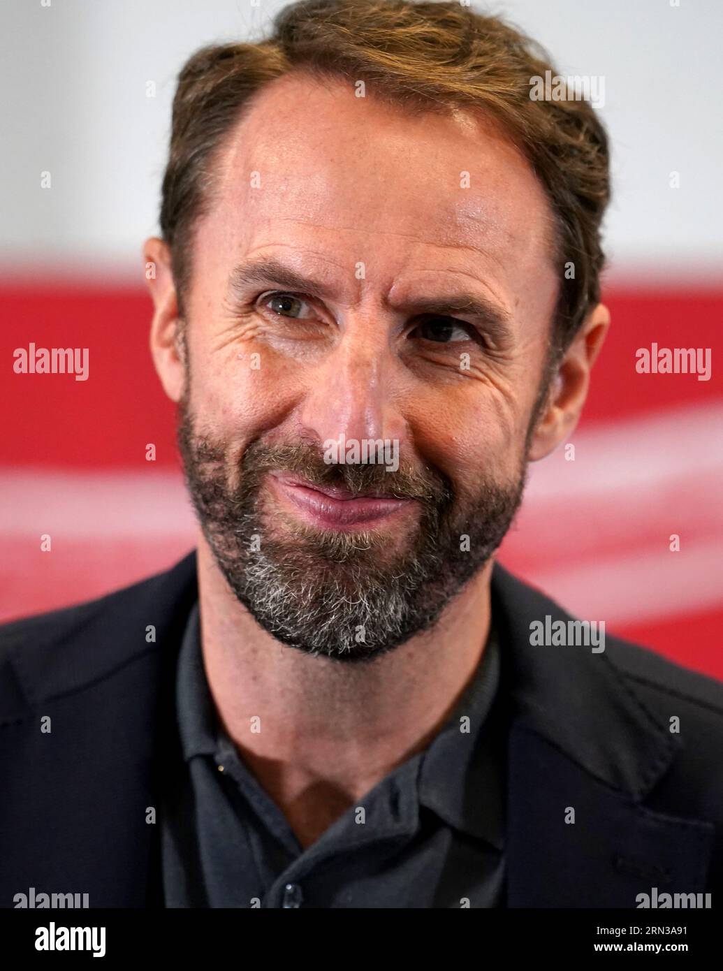 England manager Gareth Southgate during the England squad announcement ...