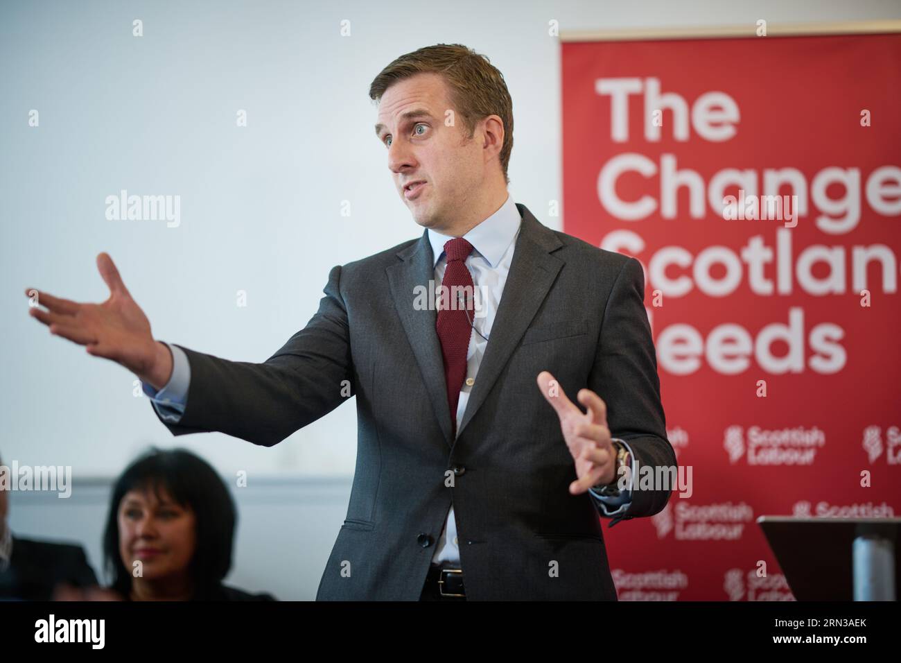 Glasgow Scotland, UK 31 August 2023. Scottish Labour economy ...