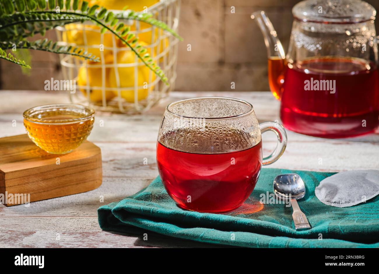 Herbal tea photoshoot hi-res stock photography and images - Alamy