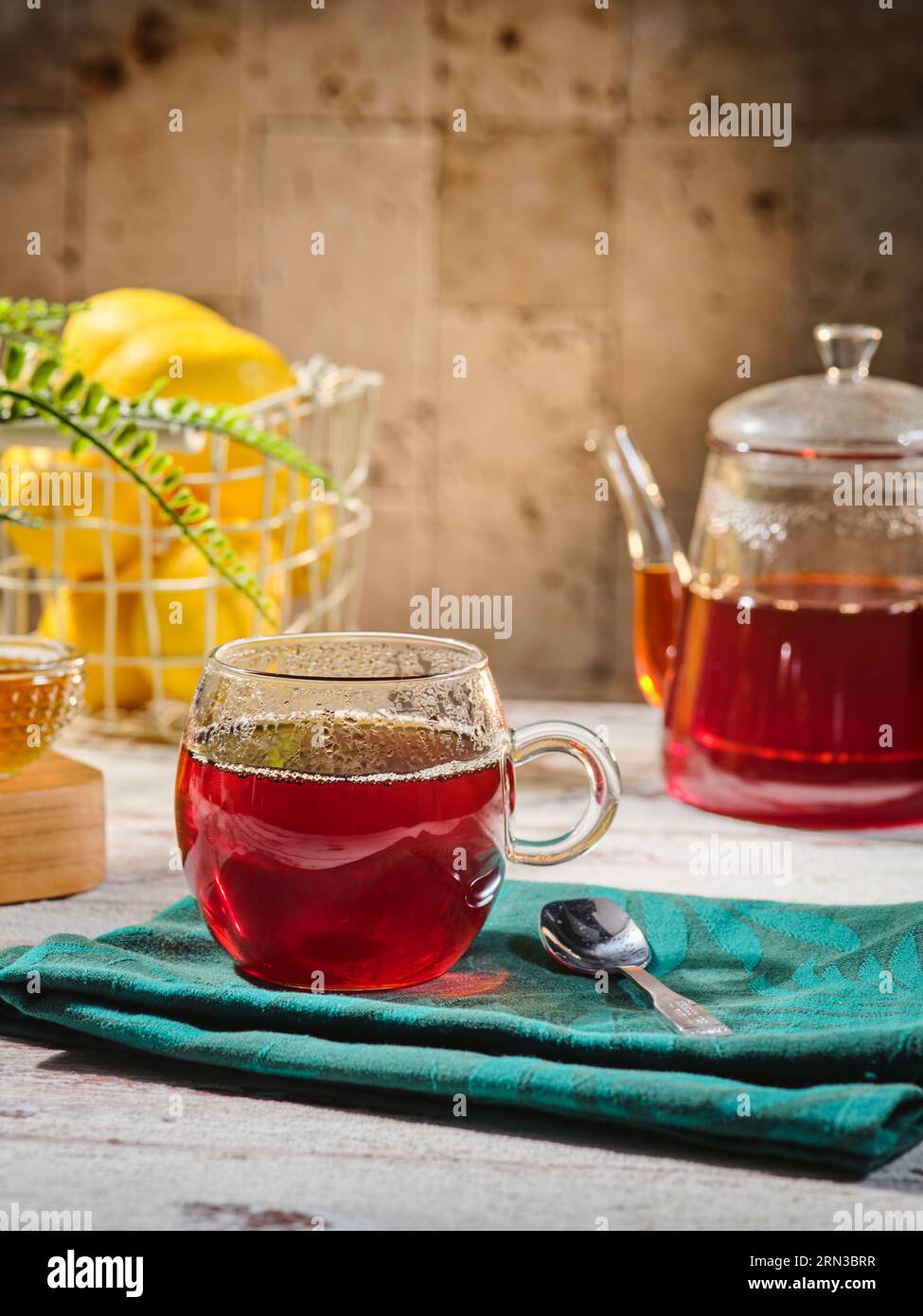 Herbal tea photoshoot hi-res stock photography and images - Alamy
