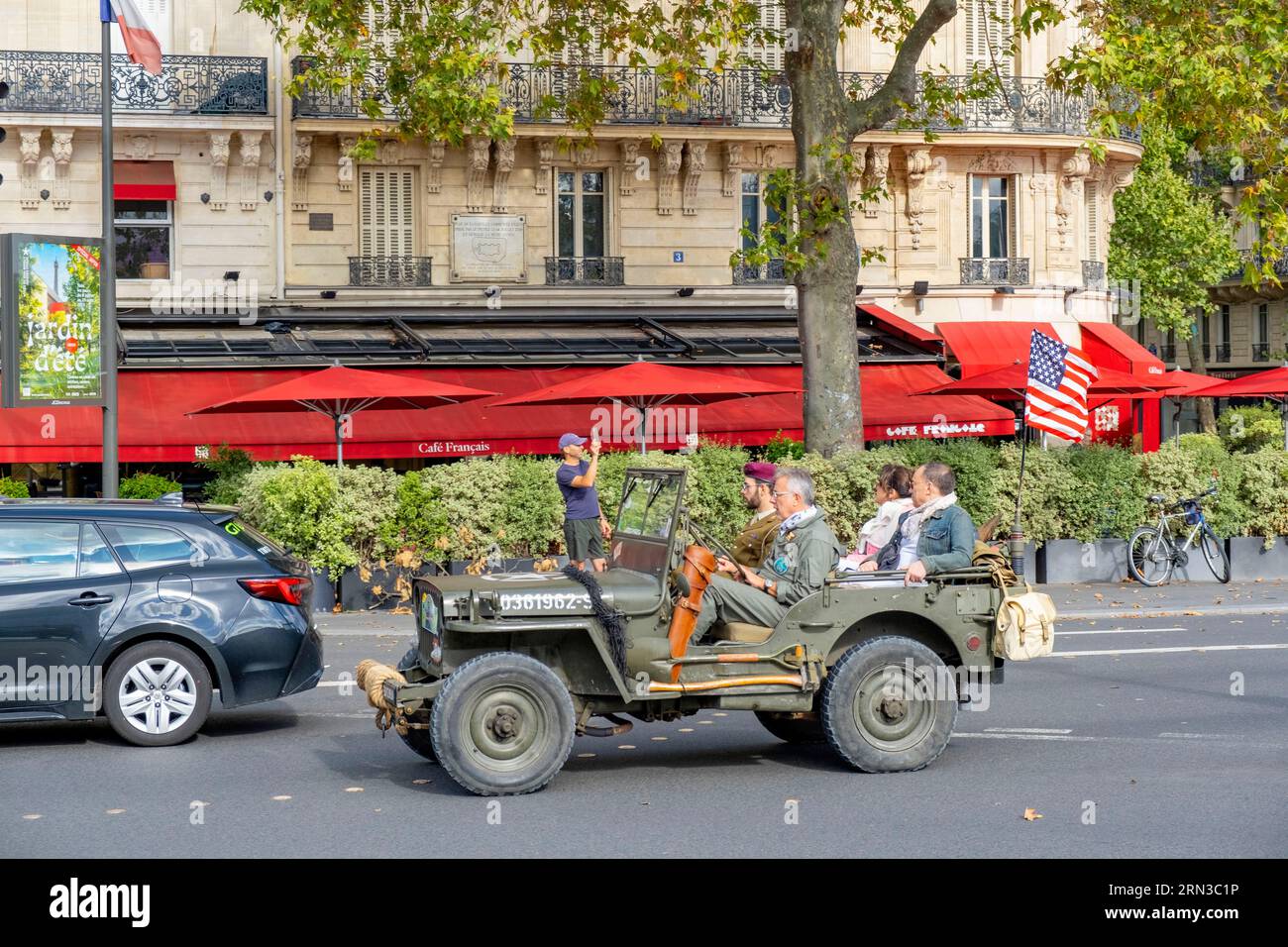 American jeep france hi-res stock photography and images - Alamy