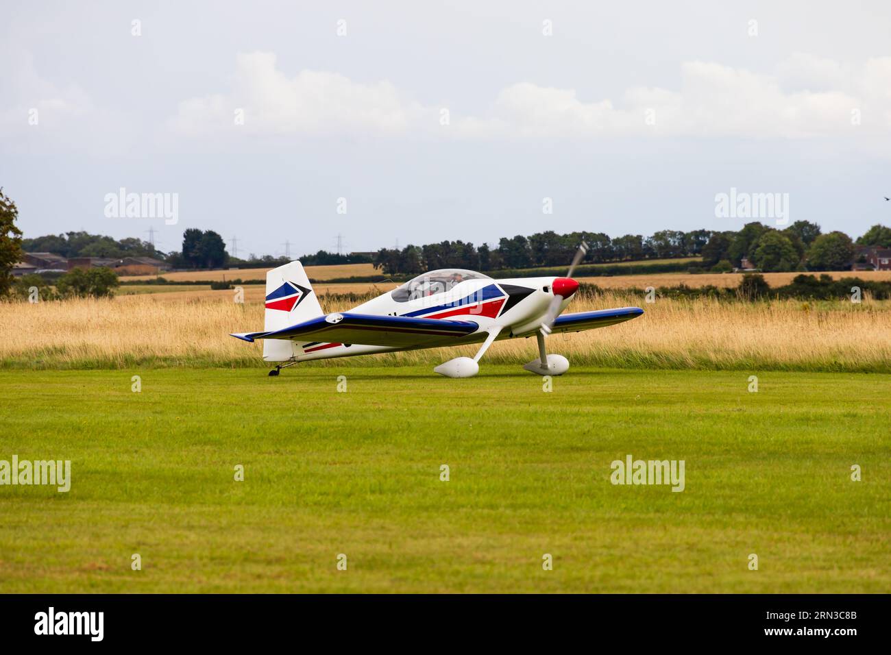 Van's Aircraft RV-6 single engine homebuilt aircraft taxying for take ...