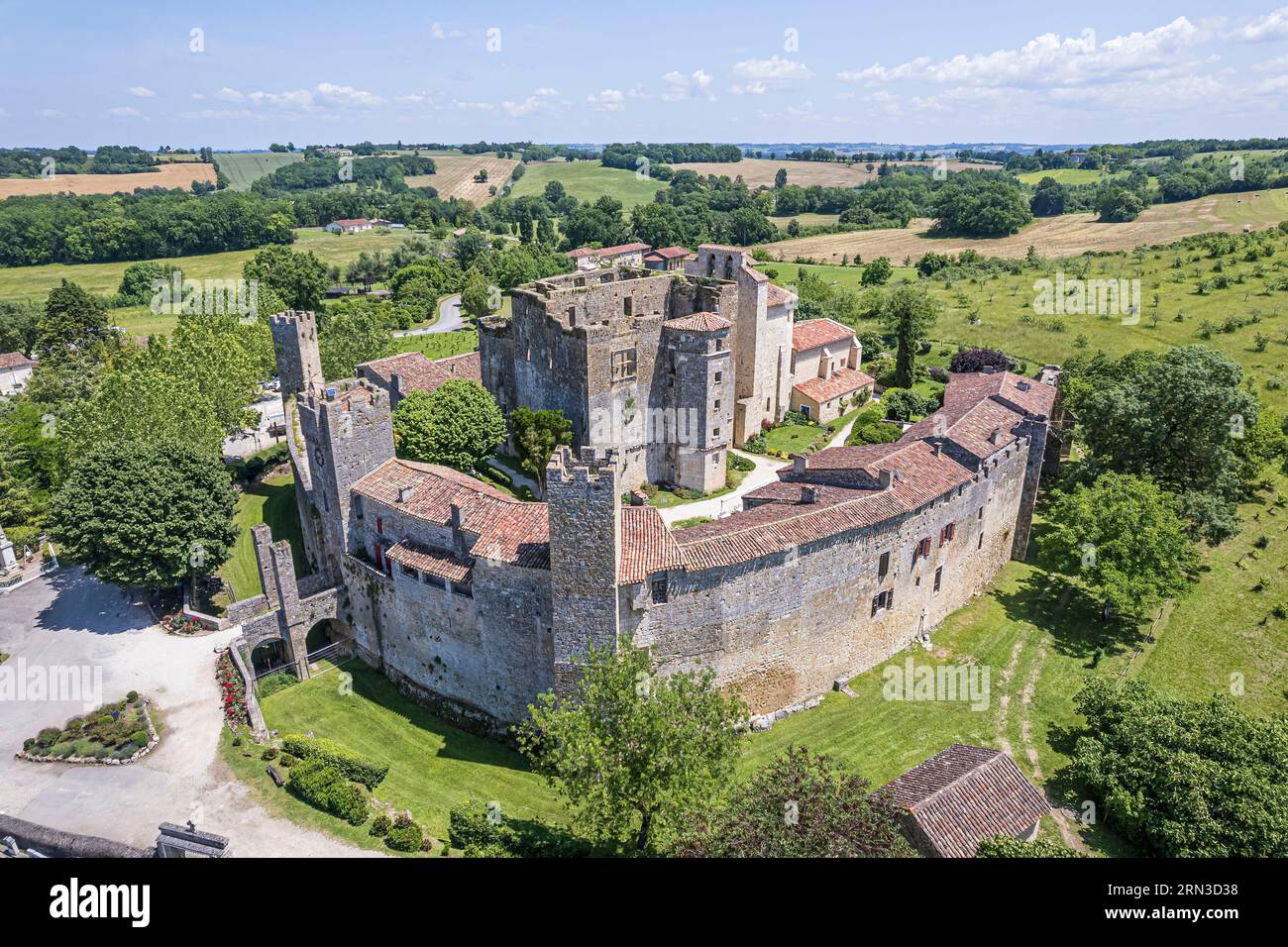 France, Gers, Larresingle, labelled Les Plus Beaux Villages de France ...