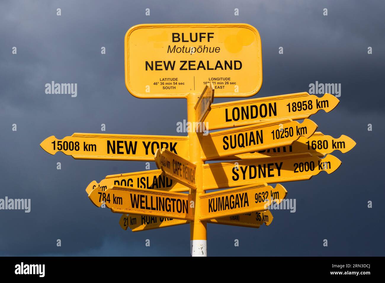 New Zealand, South Island, Southland, Bluff, Stirling Point, southern ...