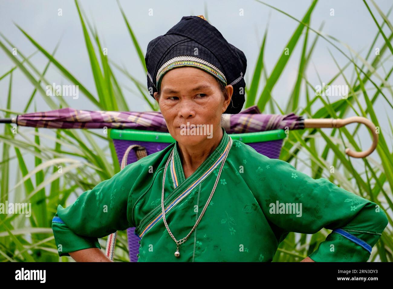 Vietnam, Ha Giang, Sin man ou Xin Man district, Sin Man market, ethnic ...