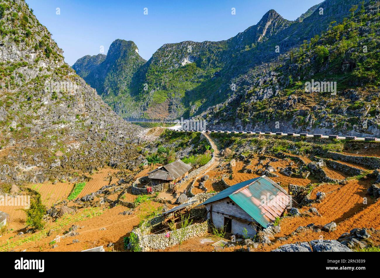 Mountain house hmong village hi-res stock photography and images - Alamy
