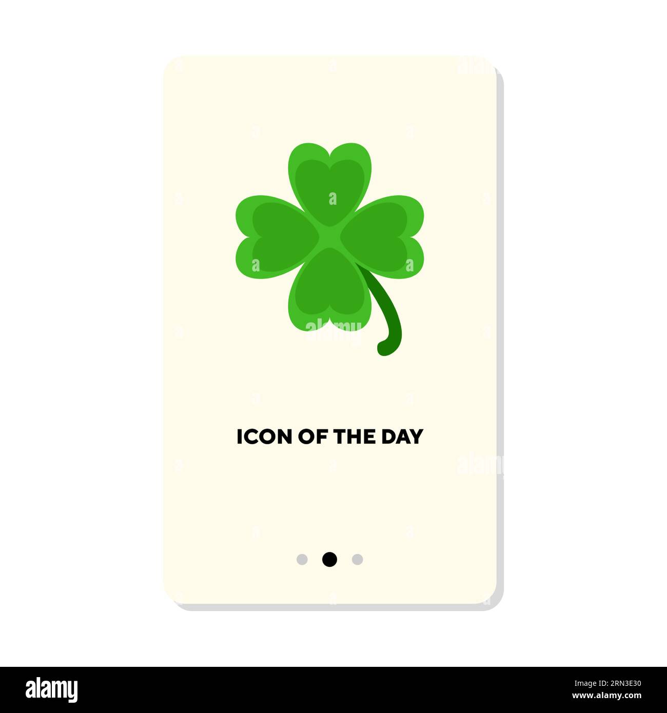 White trefoil Cut Out Stock Images & Pictures - Alamy