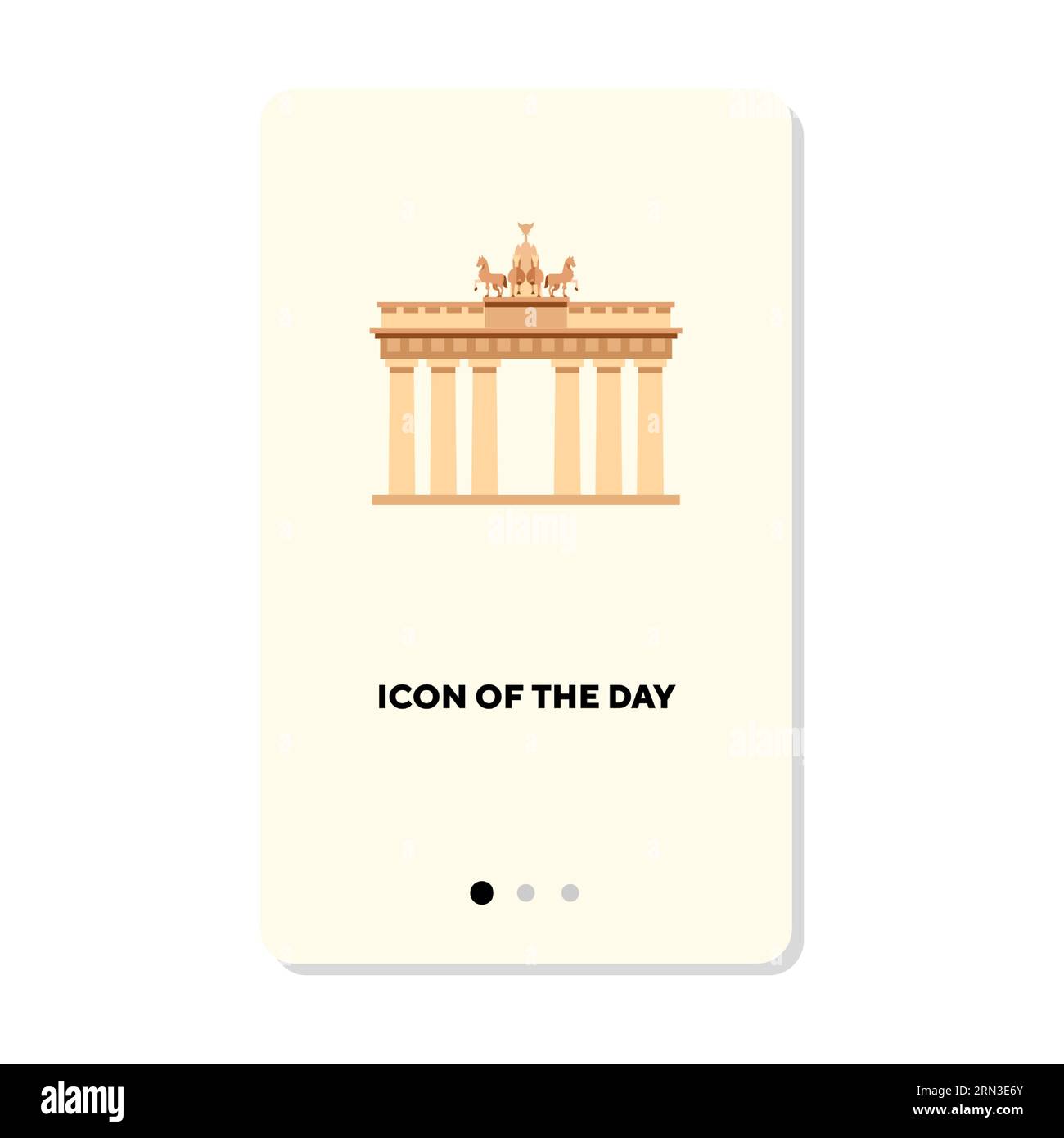 Brandenburg gate architecture Stock Vector Images - Alamy