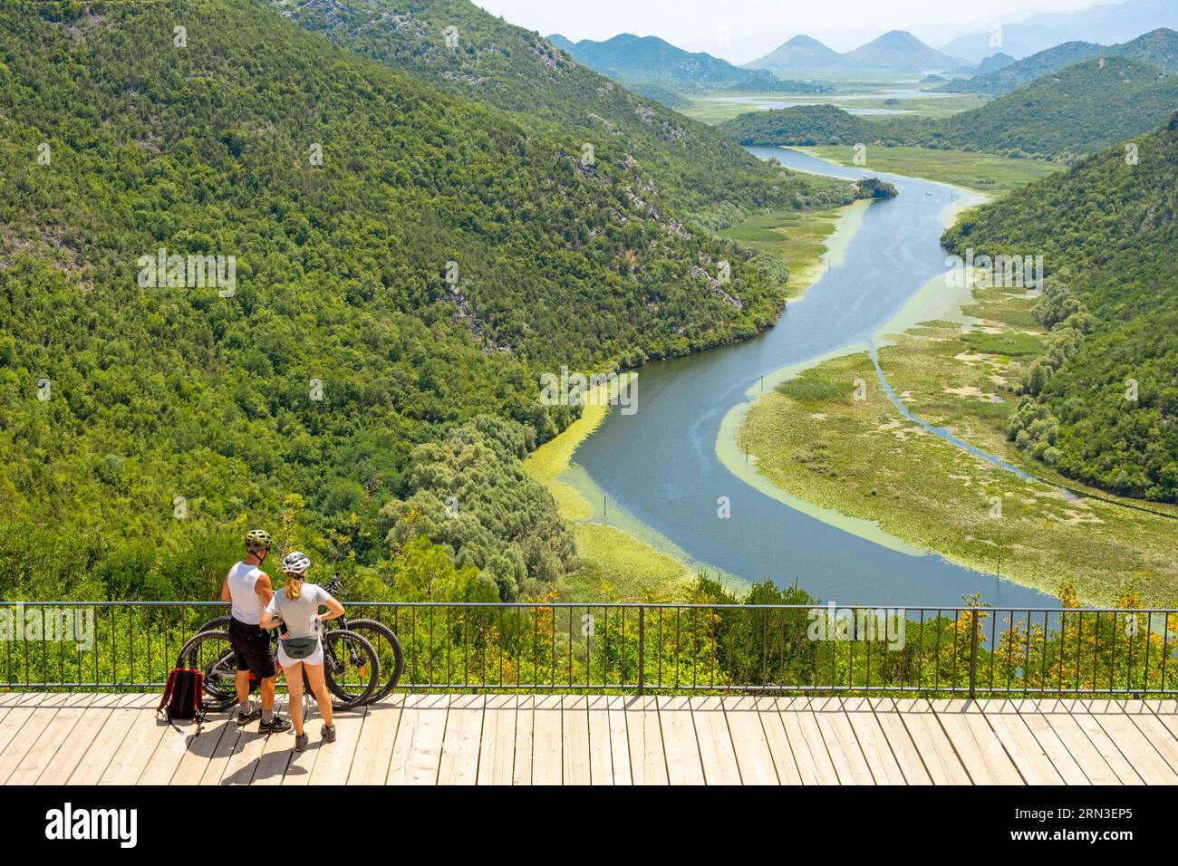 Montenegro, Adriatic coast, Central Region, Lake Skadar, Skadarsko Jezero National Park, Rijeka ...