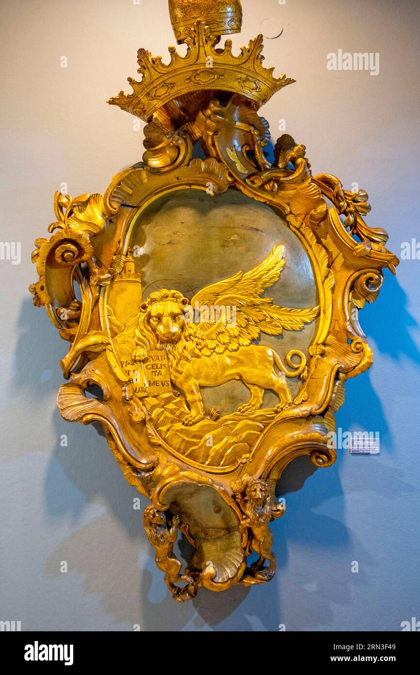 Montenegro, Adriatic coast, Bay of Kotor, Perast, the city museum ...